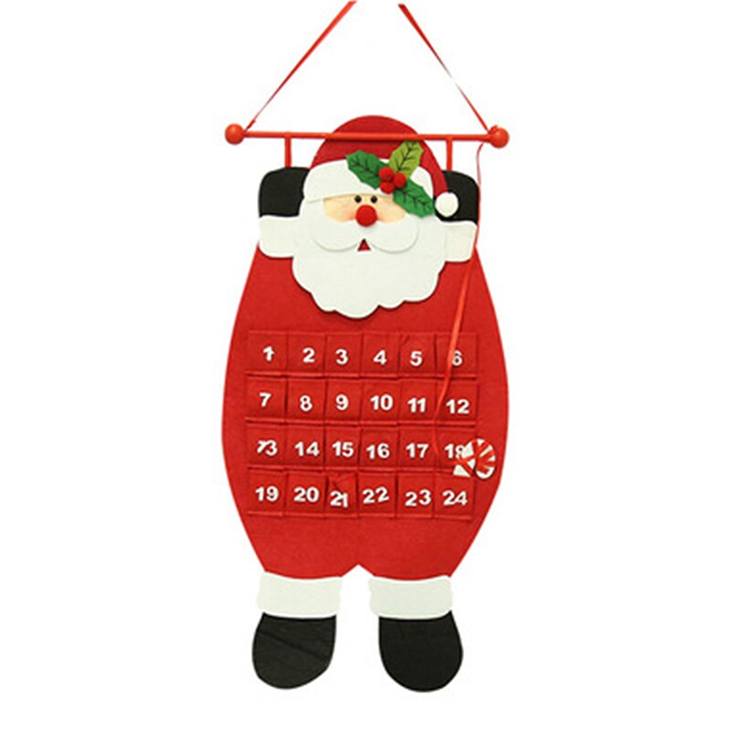 Christmas Calendar Santa Claus Snowman Santa Claus... – Grandado