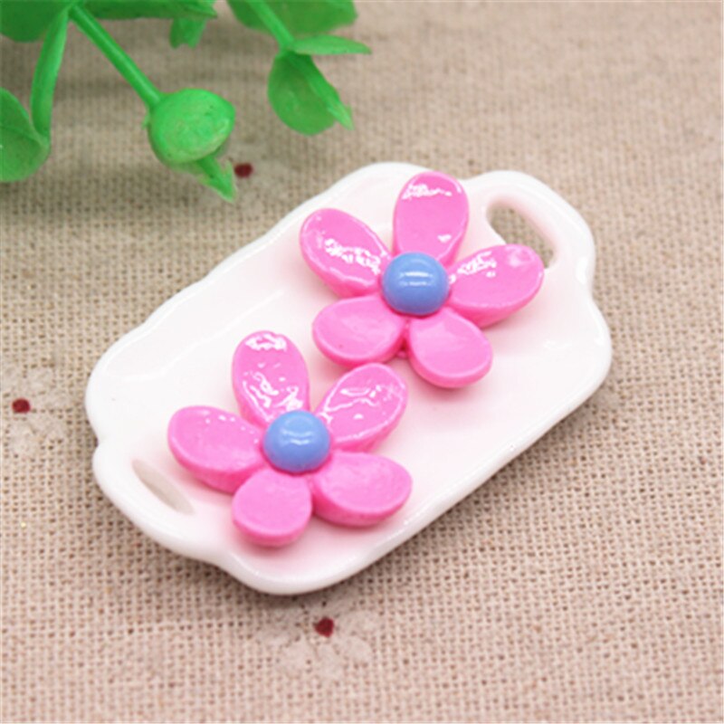 20pcs 20mm Resin Spring Colors Five-petal Flower F... – Grandado
