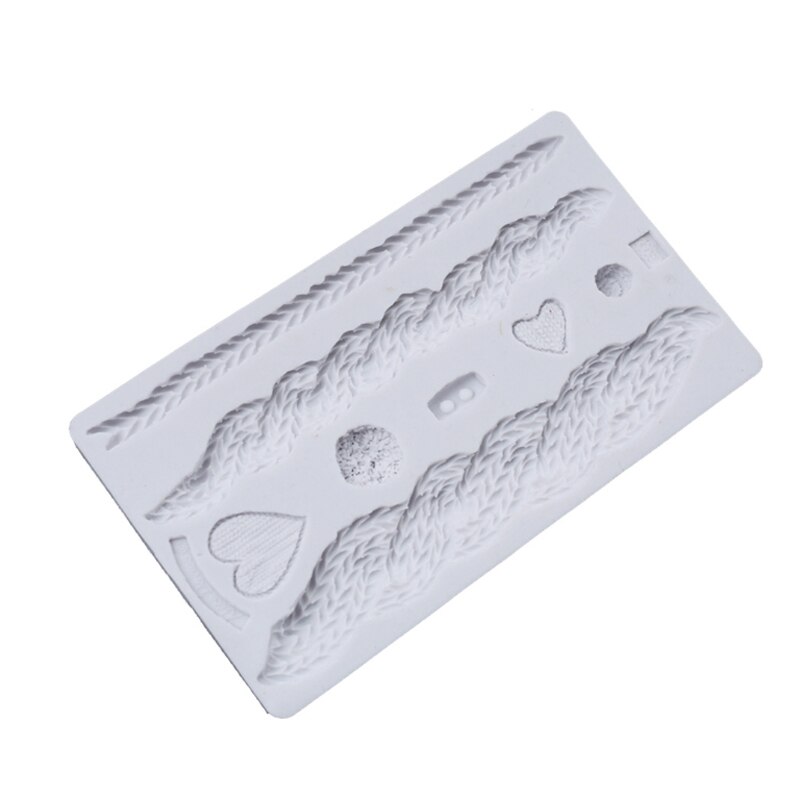 Rustic Cable Knit Mould Silicone Mold Fondant Cake... – Vicedeal