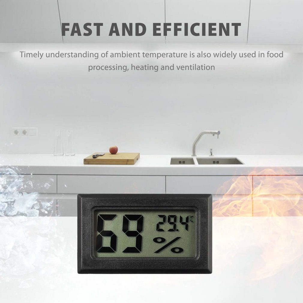 Mini Digital LCD Thermometer Hygrometer Humidity T... – Grandado
