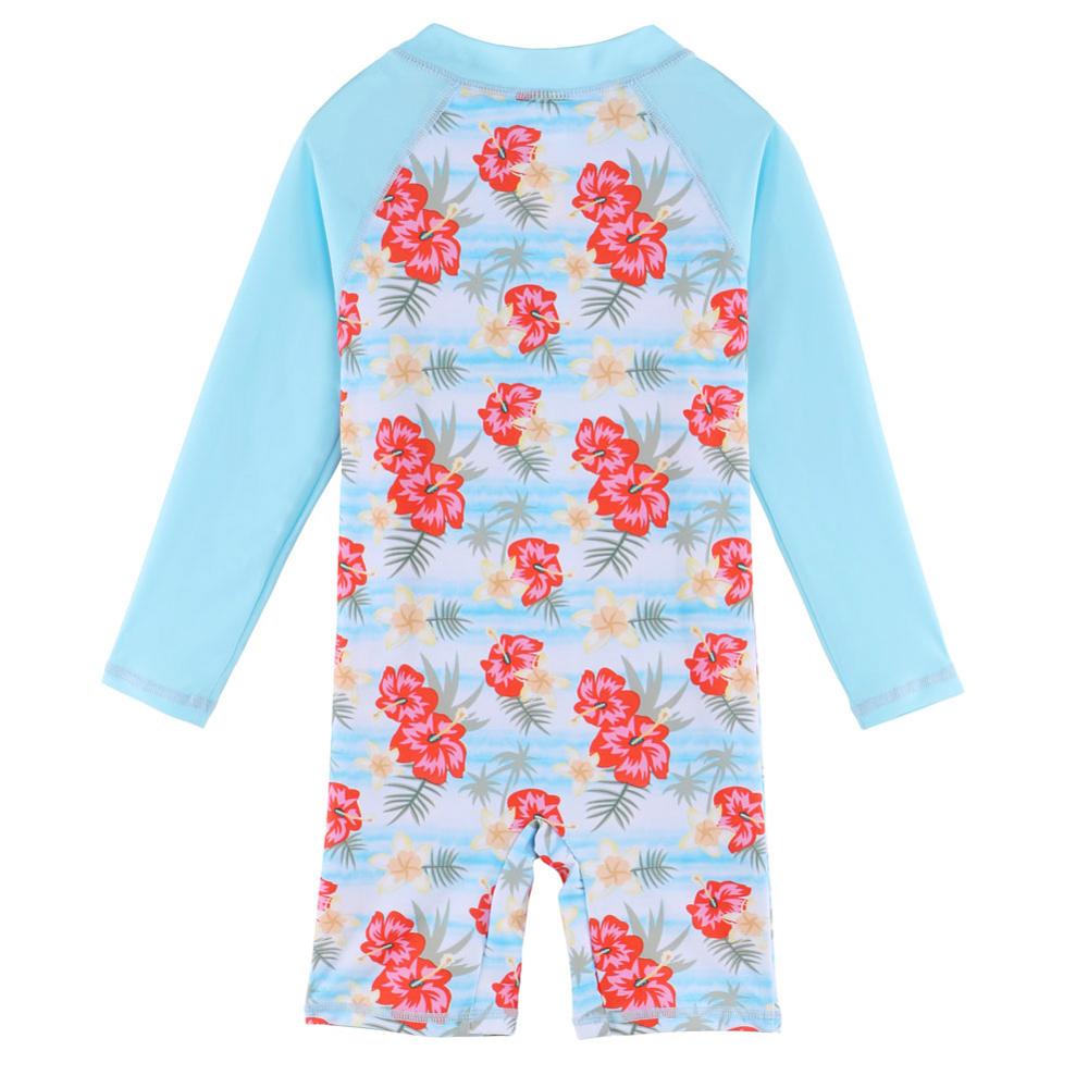BAOHULU Girls Kids Swimwear Long Sleeves One-Piece... – Grandado