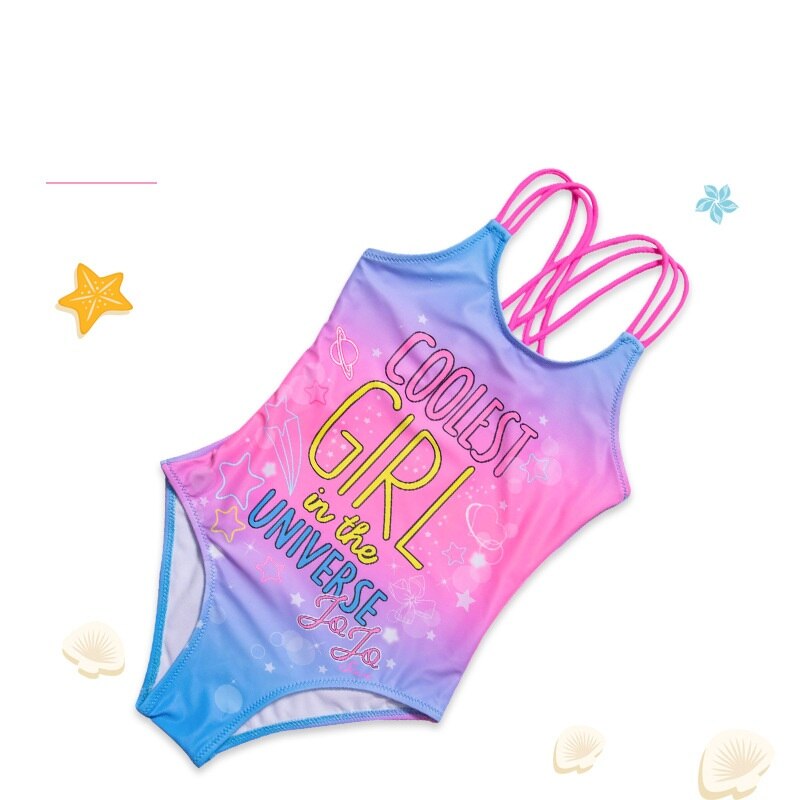 Meisje Badmode Cartoon Badpak Roze Blauw Gradiënt ... – Vicedeal