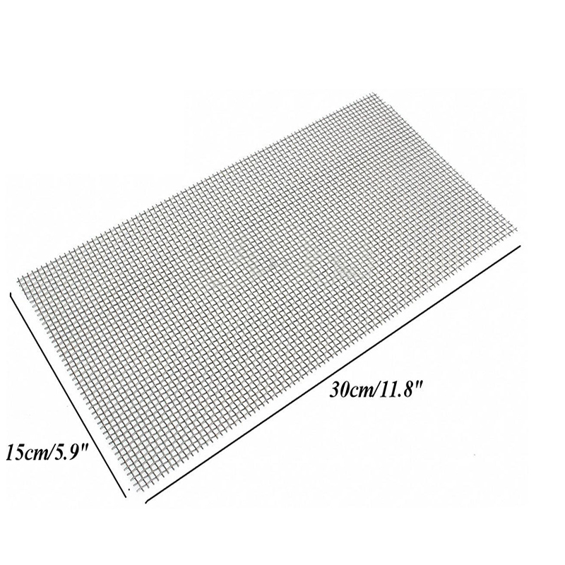 15 x 30cm 304 rostfritt stål vävt nät för flerbruk... – Grandado