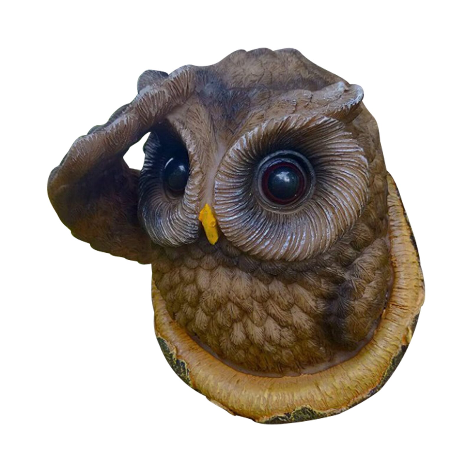 Resin Owl Tree Hugger Garden Peeker Yard Art Whims... – Grandado