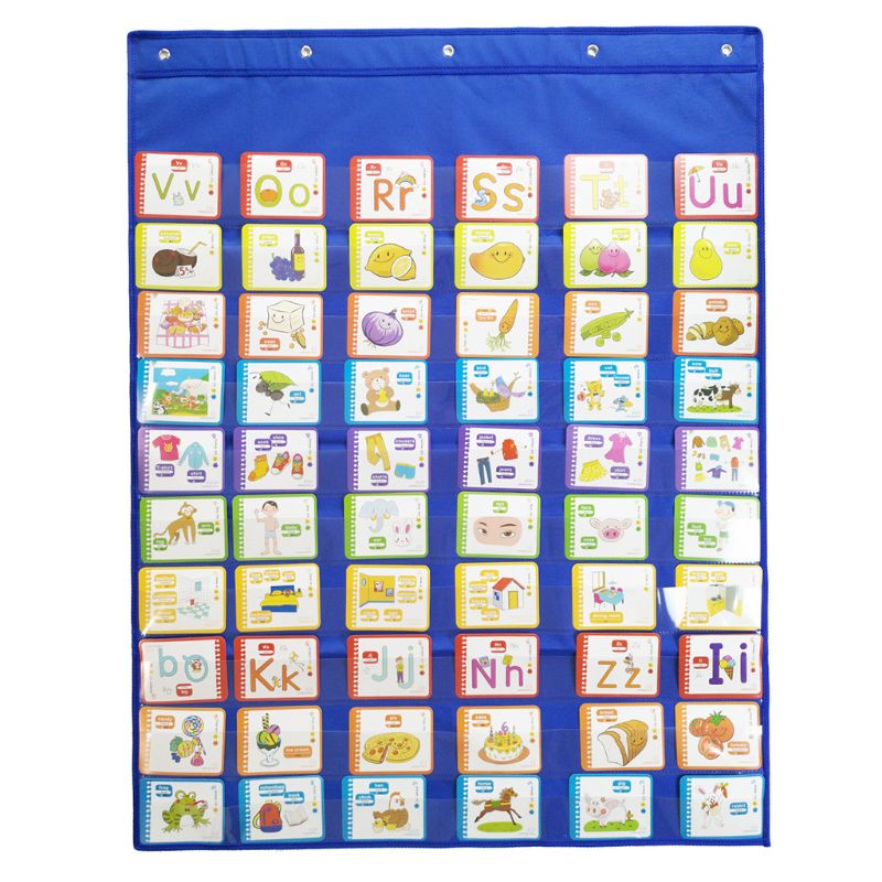 Classroom Pocket Chart With 6 Hooks Standards Dail... – Grandado