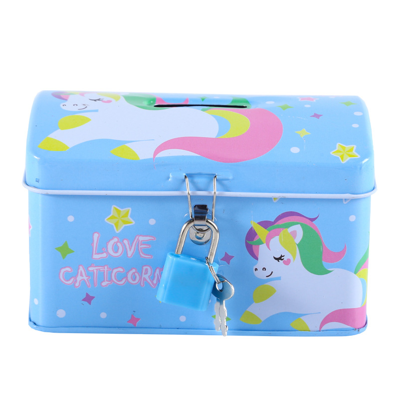 Gedrukt Tin Spaarpot Cartoon Spaarpot Leuke Spaarp... – Vicedeal