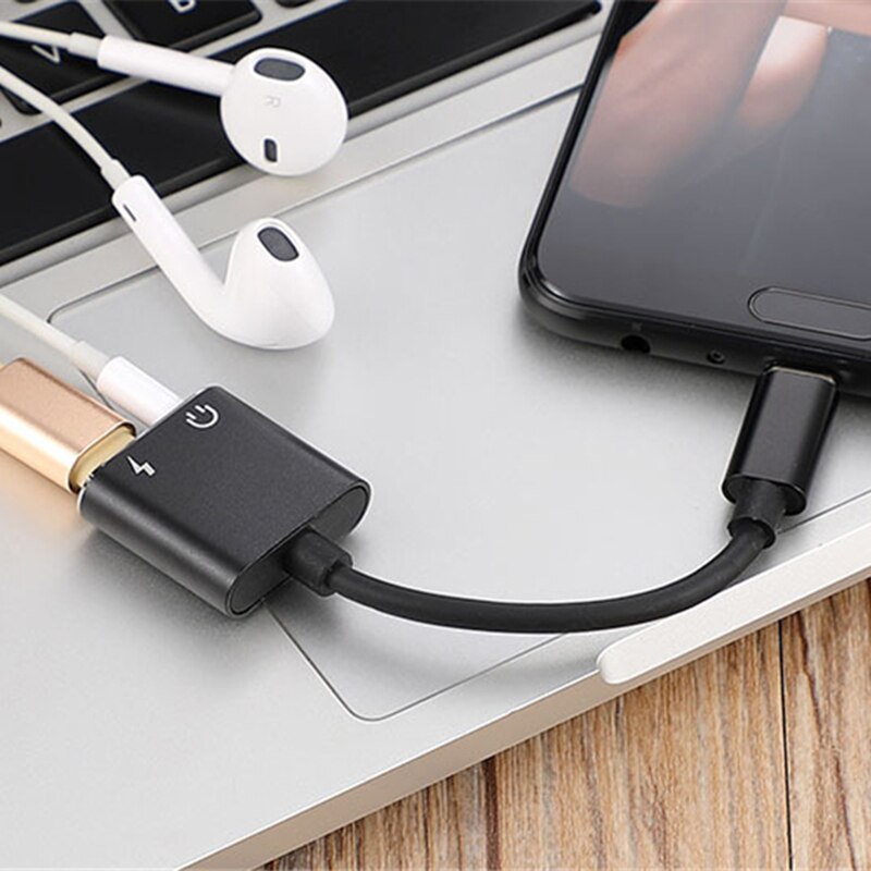Type C Adapter Aux Audio Adapter USB Type C naar 3... – Grandado