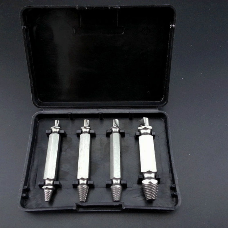 4Pcs 1Set Damaged Screw Extractor Drill Bits Guide... – Grandado