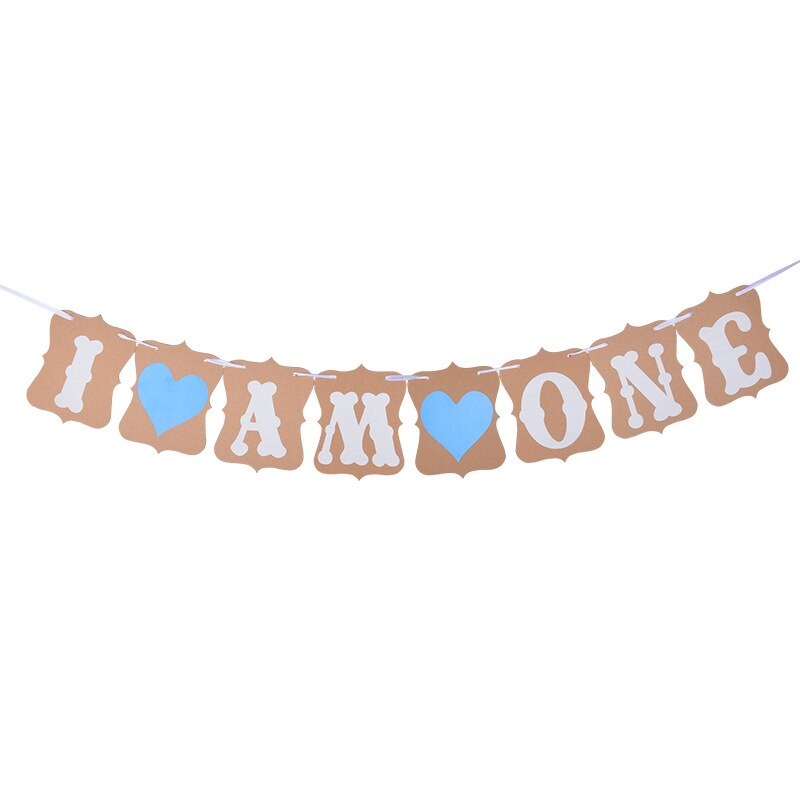 I AM One Birthday Banners Boy Or Girl Birthday Gar... – Vicedeal