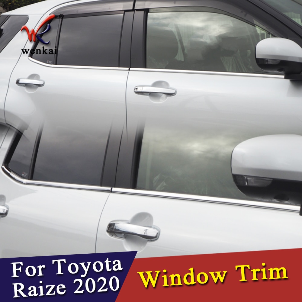 Stainless Steel Bottom Window SIll Trim For Toyota... – Grandado