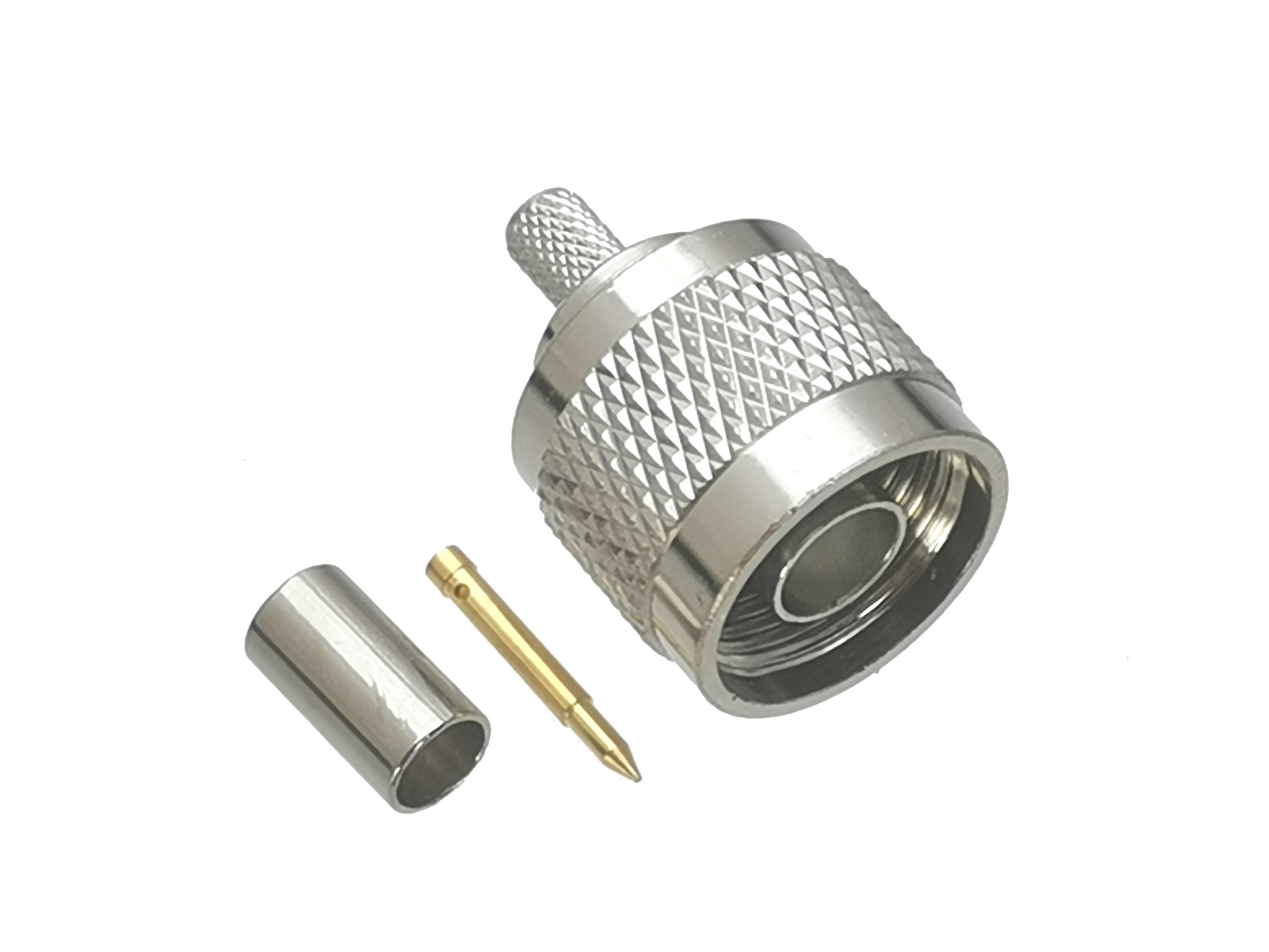 1Pcs Connector N Stekker Crimp RG58 RG142 LMR195 R... – Vicedeal