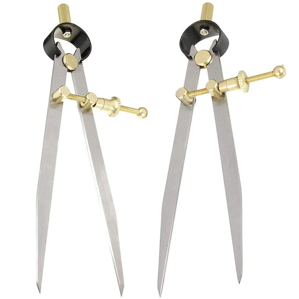 1PC Carbon Steel Scriber Divider Wheel Compass Lea... – Grandado