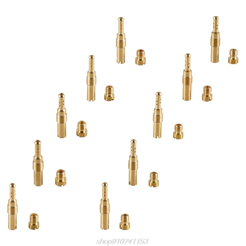 10Pcs Carburetor Main Jets kit & 10Pcs Slow Pilot ... – Grandado