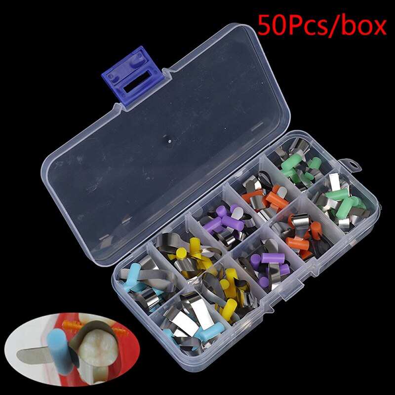 50 Pcs Metal Matrix Bands Retainerless Automatrix ... – Grandado