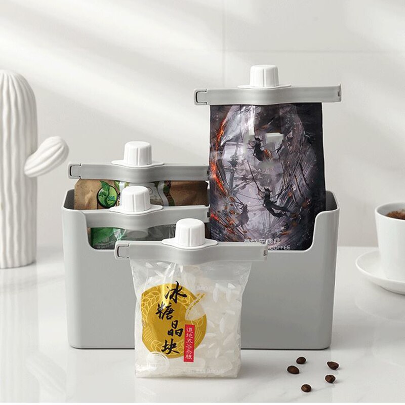 Food Bag Clips Sealing Clips Double Tooth Mark Tig... – Grandado