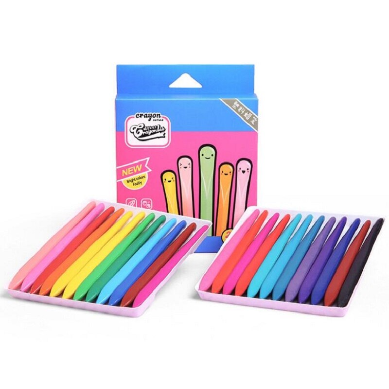 HKYSHP 24 color triangle crayon safety children fo... – Vicedeal
