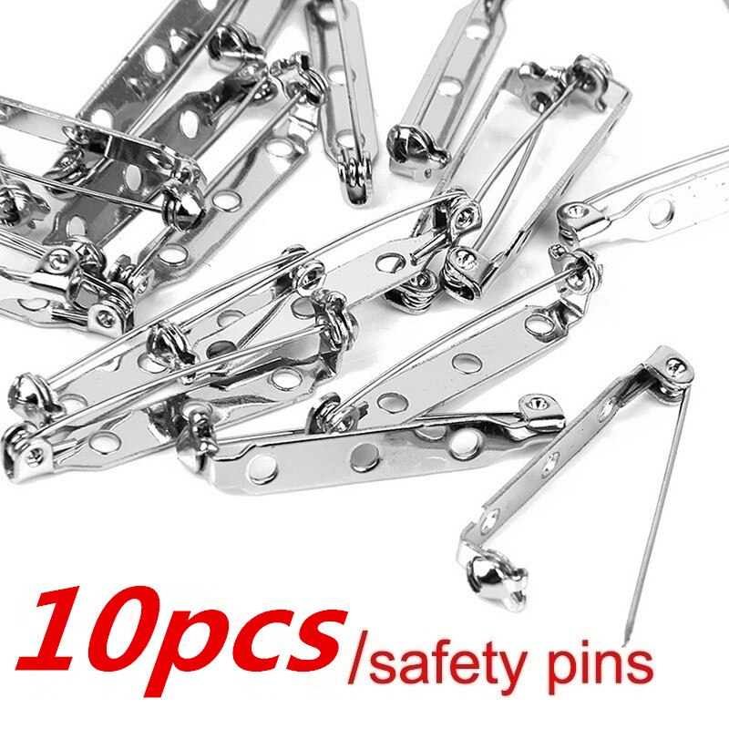 10 stuks Bar Pins Broche Lock Terug Veiligheid Cat... – Vicedeal