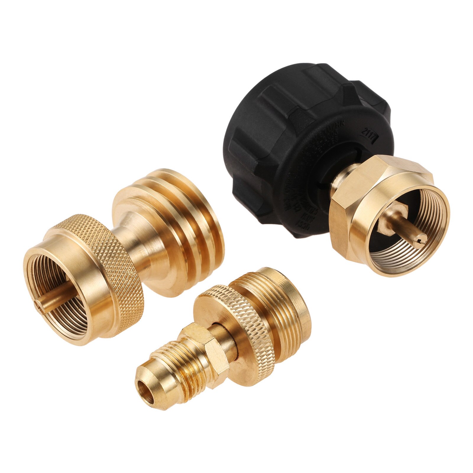 3 PCS Propane Adapter Set 3/8Male Thread Connector... – Grandado