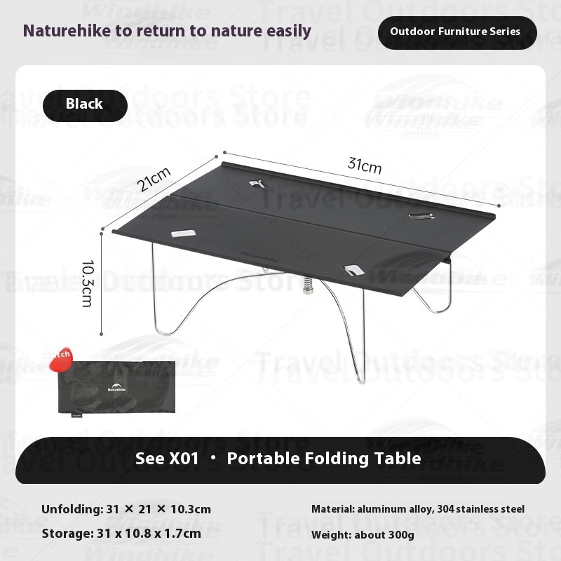 Naturehike Outdoor Mini Folding Table 300g Ultrali... – Vicedeal