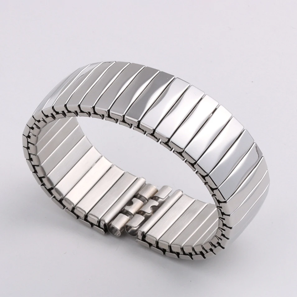 Elastic Metal Watch Band for Swatch Stretch Expans... – Vicedeal