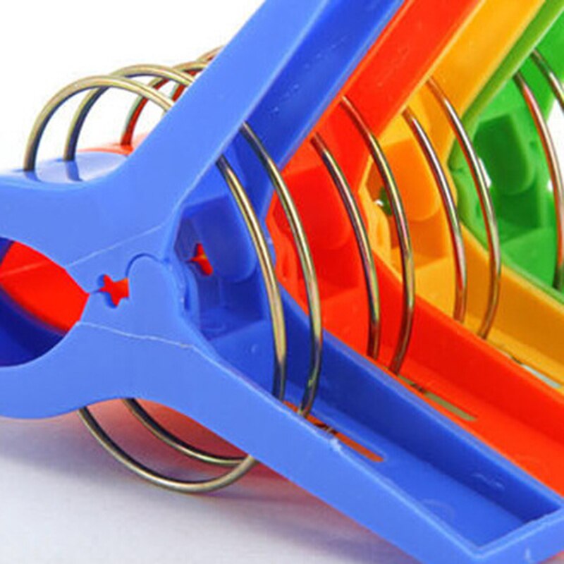 4pcs Large Multicolor Clothes Clip Plastic Beach T... – Vicedeal