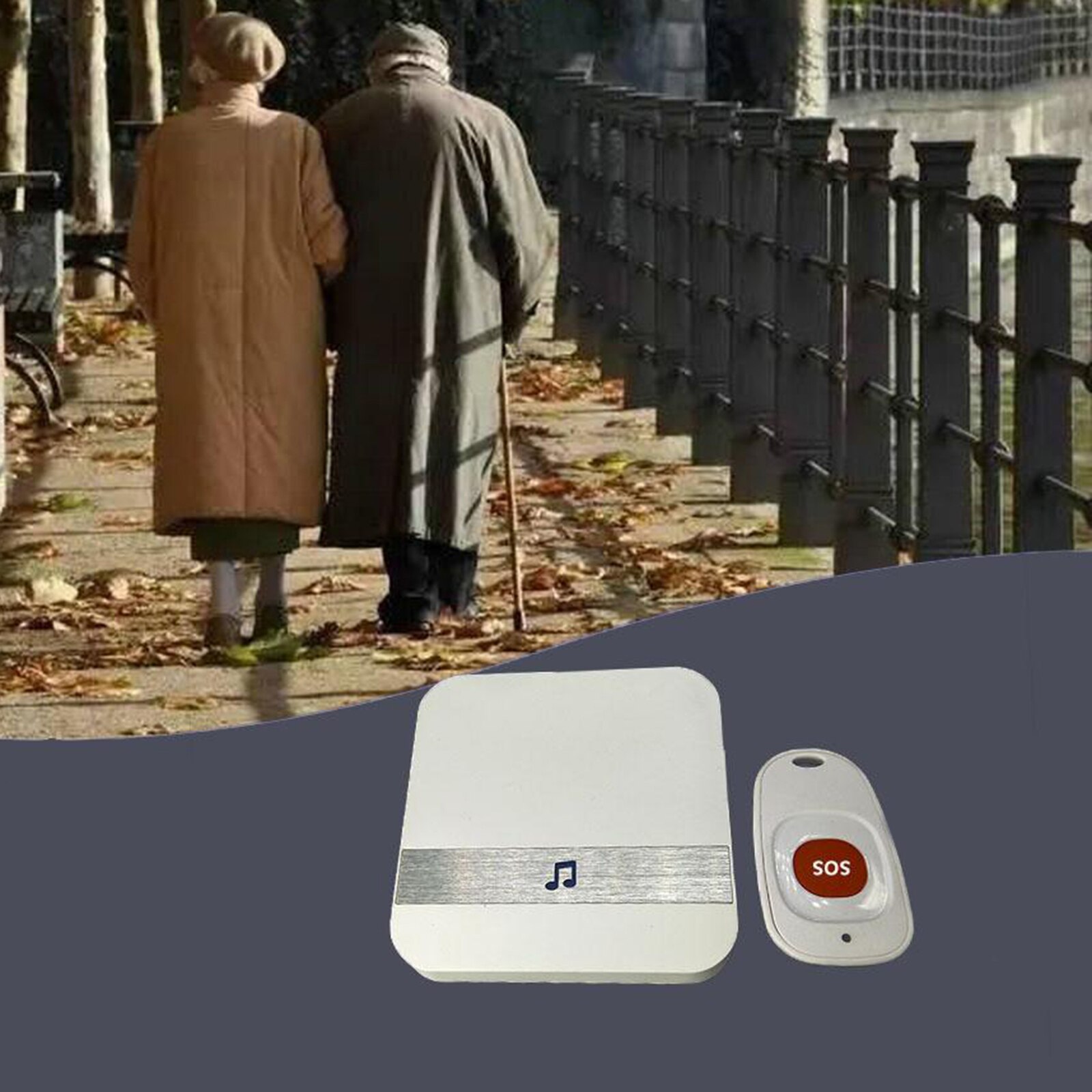 Caregiver Pager Wireless SOS Call Button Nurse Cal... – Grandado