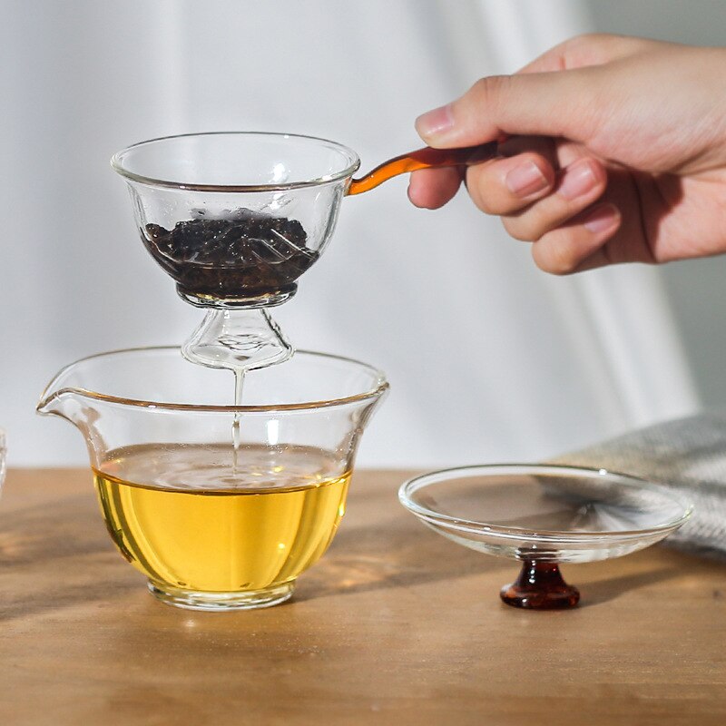 Japanese side handle with filter bubble tea cover ... – Grandado