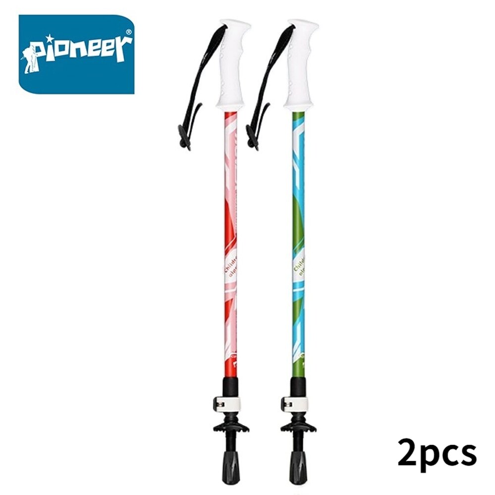 Pioneer 2 Pcs Ultralight Kids Hiking Walking Stick... – Grandado