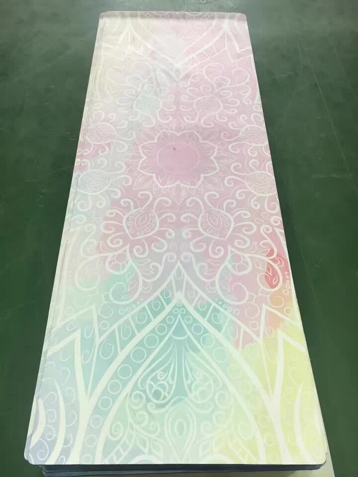 Color flowers pattern suede skin Natural Rubber ec... – Grandado