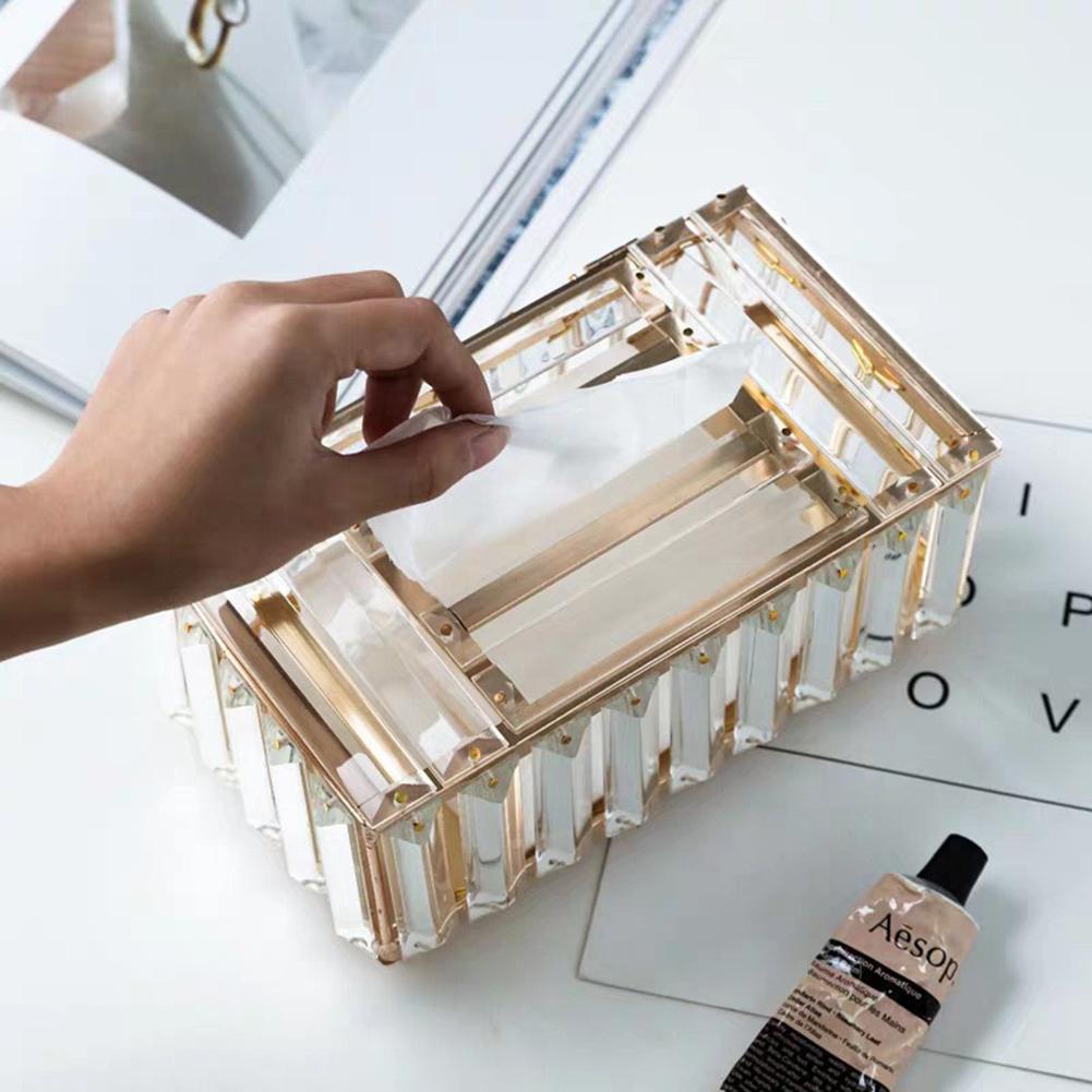 Kristal Tissue Case Box Papier Rack Thuis Woonkame... – Grandado