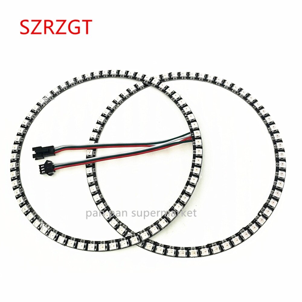Ws2812b pixel ring 60 lysdioder 172mm ws2812 sk681... – Vicedeal