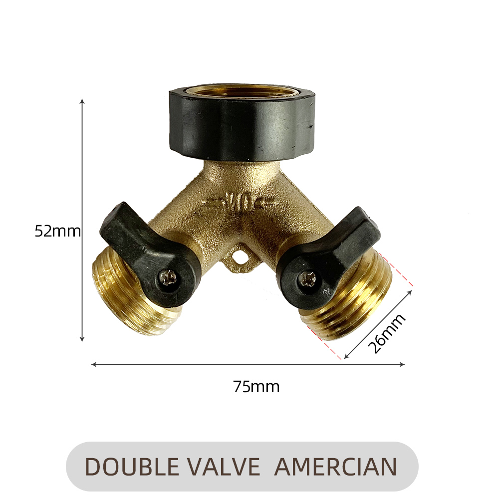 Quick Water Connectors Brass 2-way Garden Tap Fema... – Vicedeal