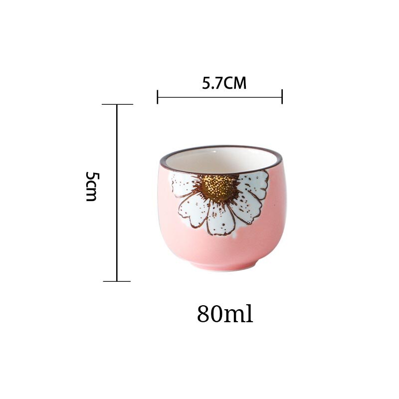 Hand-painted Coffee Cups Sake Cup Small Wine Glass... – Vicedeal