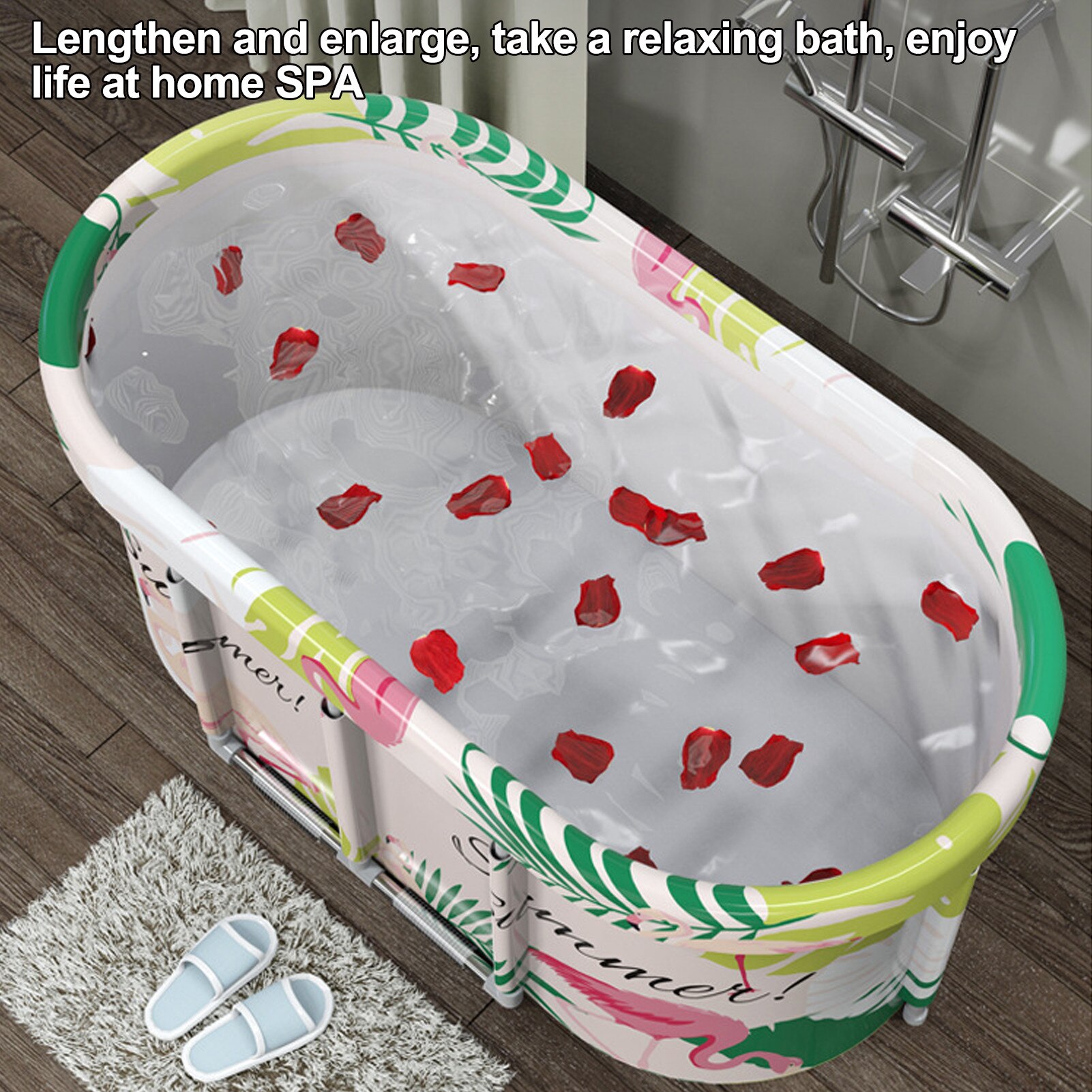 Portable Folding Adult Bathtub Children Swimming P... – Vicedeal