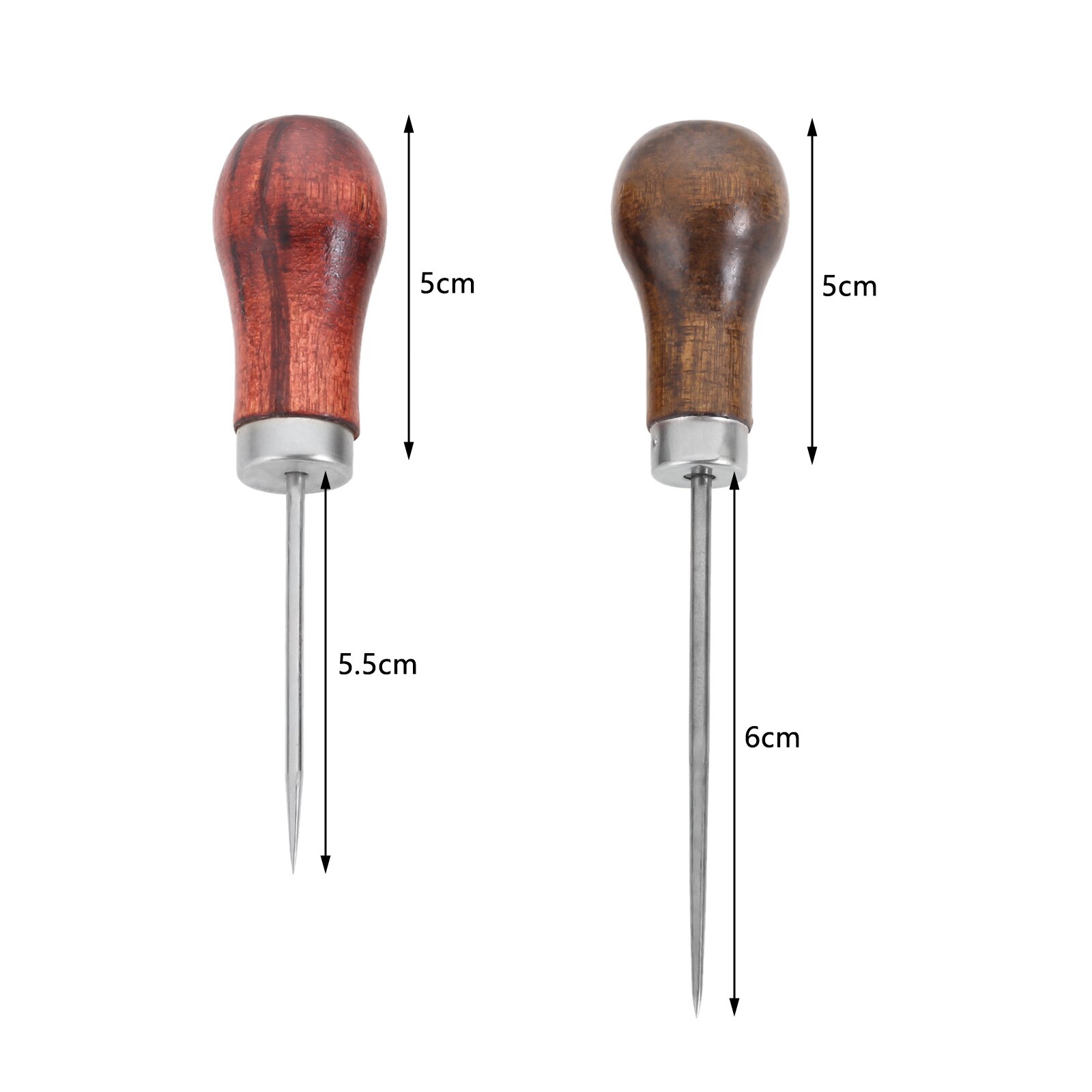 1PC Wooden Handle Sewing Awl Scratch Awl Tool Pin ... – Grandado