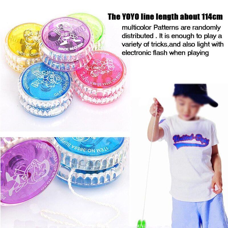 Flashing LED Glow Magic Yoyo Ball Plastic Responsi... – Grandado