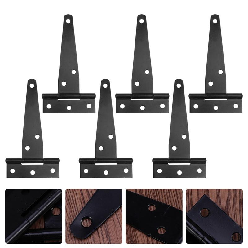6Pcs T-Strap Shutter Hinge Shed Barn Straps Gate D... – Grandado
