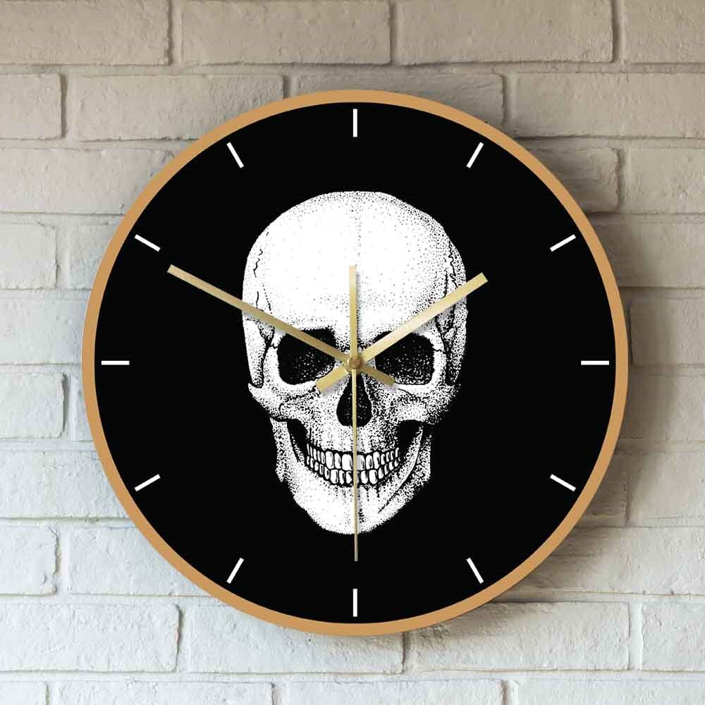 Skull With Black Background Large Acrylic Wall Han... – Grandado