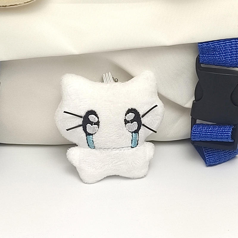 Cute Headphones Kitten Couple Keychain Mini Crying... – Grandado