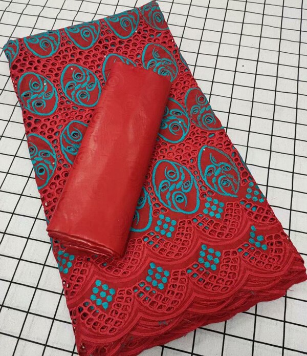 Guinea Bazin Rihce Brode Fabric with 100% Cotton S... – Grandado