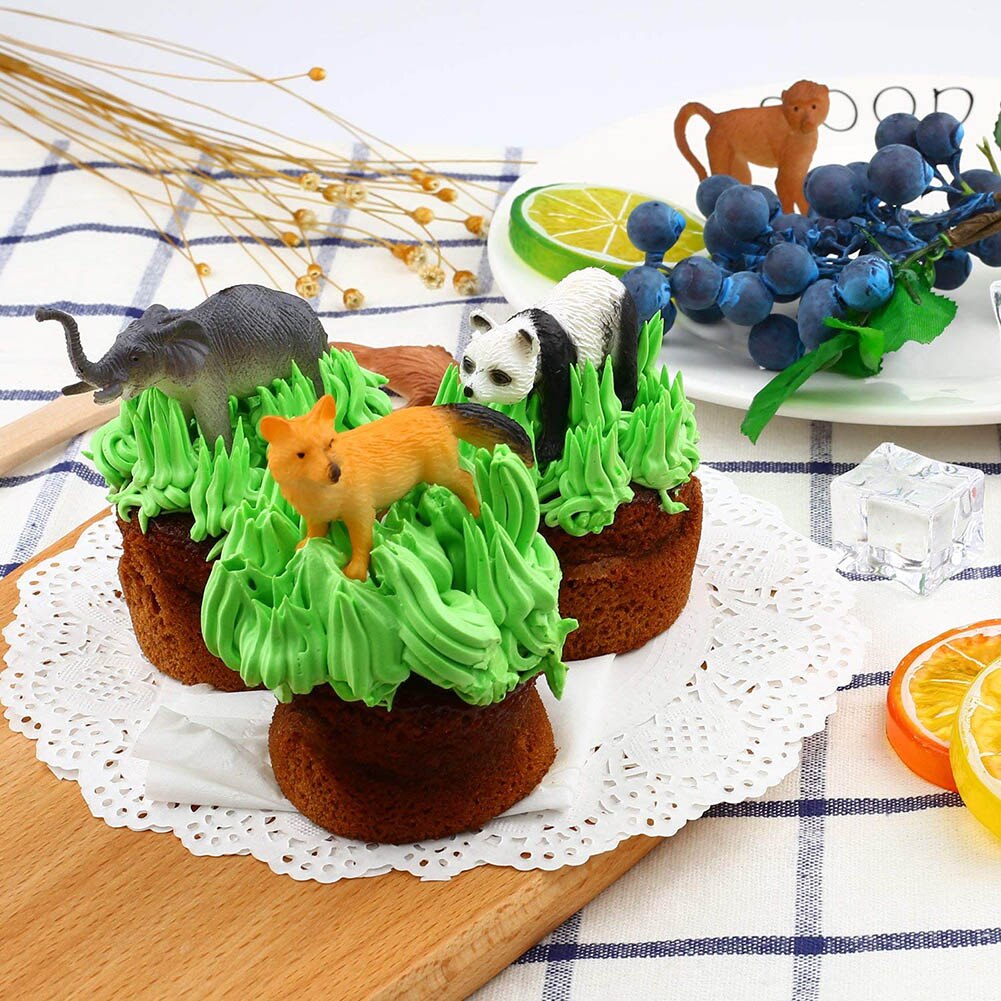 53pcs/pack Jungle Animal Model Simulation Animal W... – Grandado