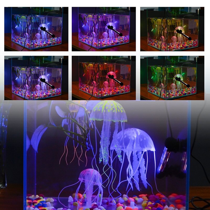 19CM RGB Remote Control Aquarium LED Lighting Fish... – Vicedeal