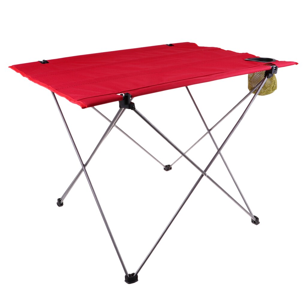 Folding Iron Rod Camping Picnic Table Portable Din... – Grandado
