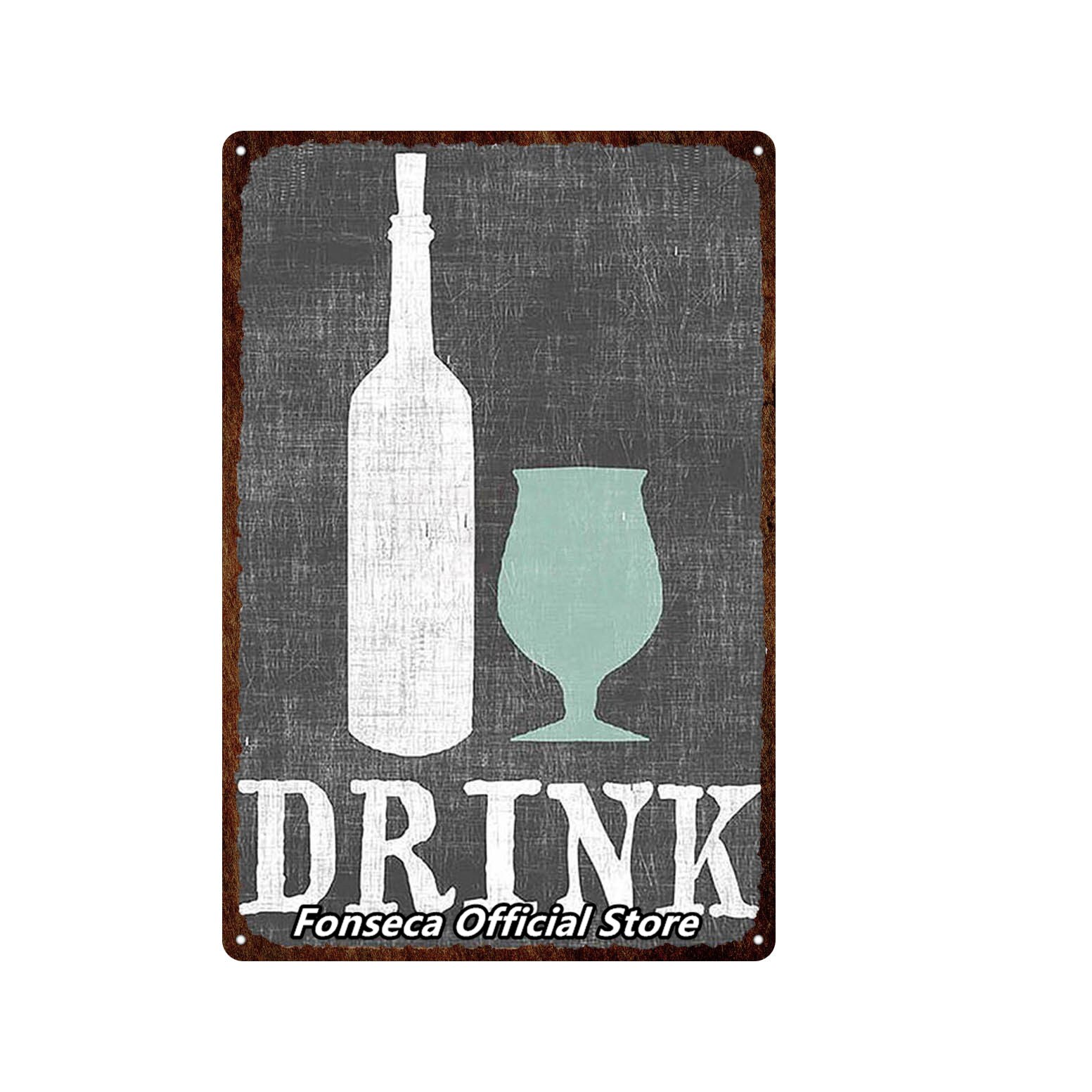 EATING RULES Tin Sign Plaque Metal Vintage Metal S... – Grandado