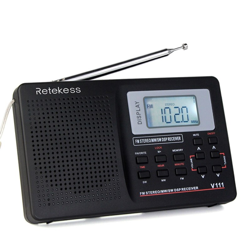 V111 Volledige Band Radio Fm Stereo/Mw/Sw Dsp Were... – Vicedeal