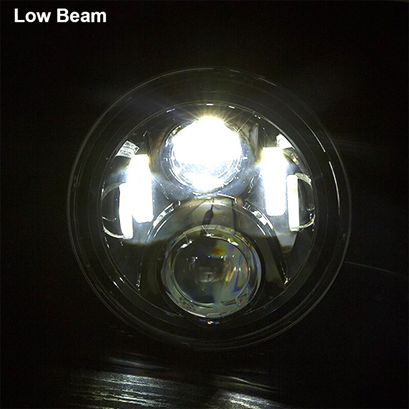 Zwart 7 Inch 75W Ronde Led Projector Koplamp Water... – Vicedeal