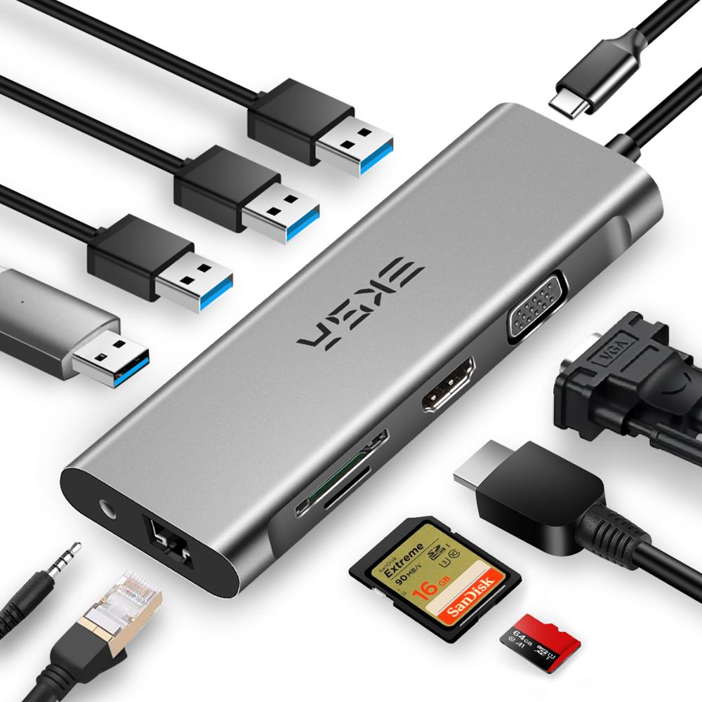 EKSA ET9H USB Type C HUB 11 IN 1 USB HUB to USB 3.... – Vicedeal