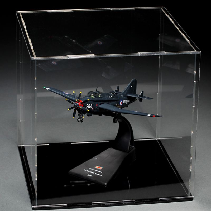 Clear Acrylic Showcase Dustproof Black Base Model ... – Vicedeal