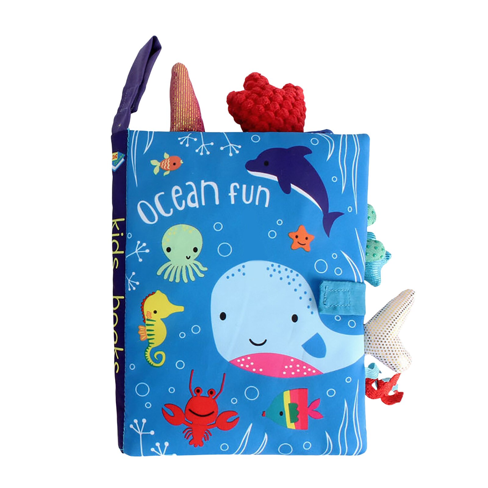 Children 3D Animal Tails Cloth Book Baby Puzzle Ed... – Grandado