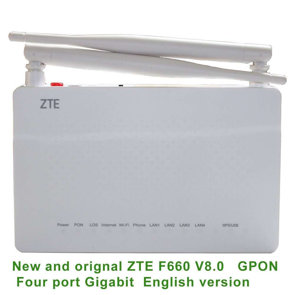 Original ZTE ZXA10 F660 V8 GPON ONU 1GE+3FE+1POTS+... – Vicedeal